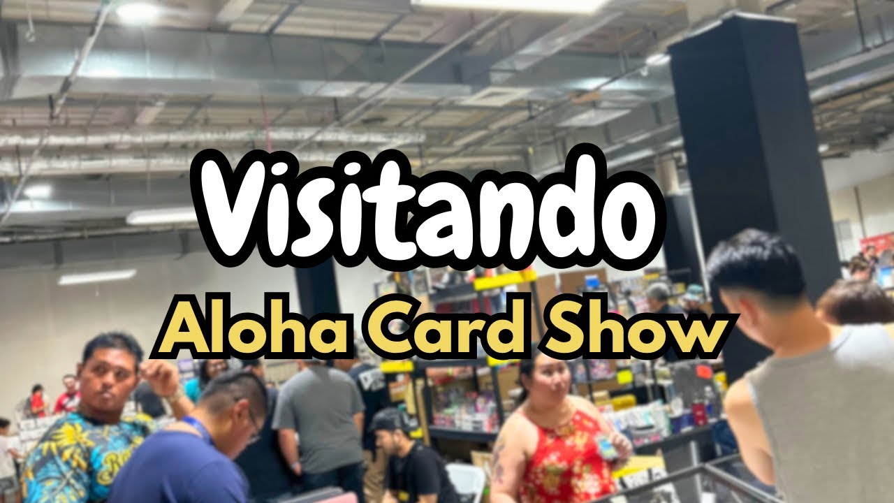 Comprando cartas en Aloha Card Show Hawaii Honolulu - YouTube