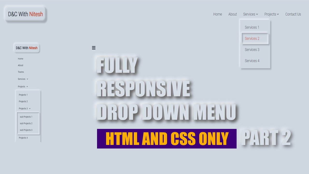 Fully Responsive Neumorphism Dropdown Menu Using Html And Css Part 2 3117