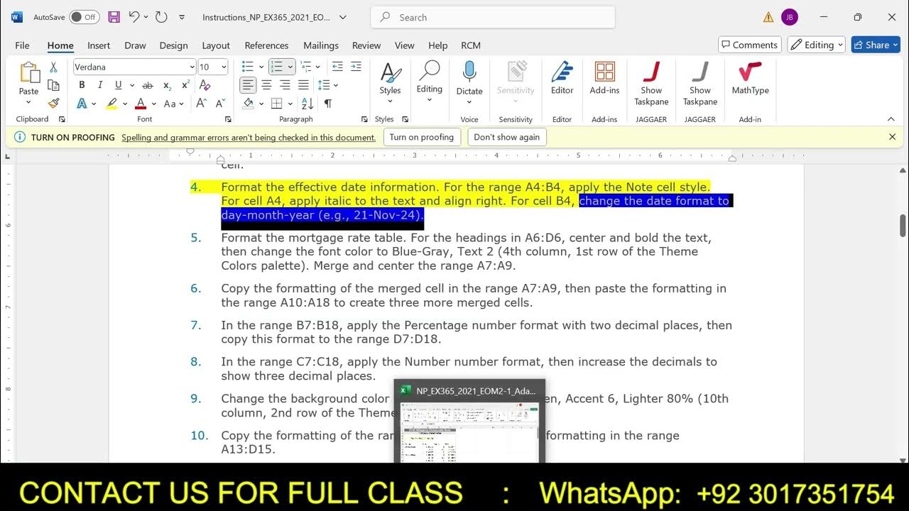 NP_EX365_2021_EOM2-1 | MS Excel Module 2: End of Module Project 1 ...