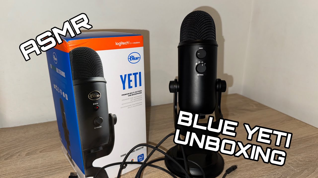 ASMR blue yeti microphone unboxinggg yayy - YouTube