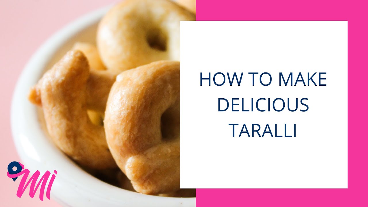 How to make delicious Taralli - FOLLOWMI AROUND Cooking - YouTube