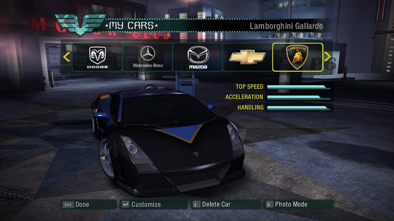 Need for Speed: Carbon — Lamborghini Gallardo (Neville) - YouTube