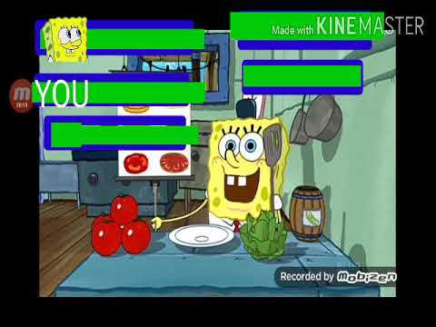 Spongebob SquarePants ride 4d with healthbars - YouTube