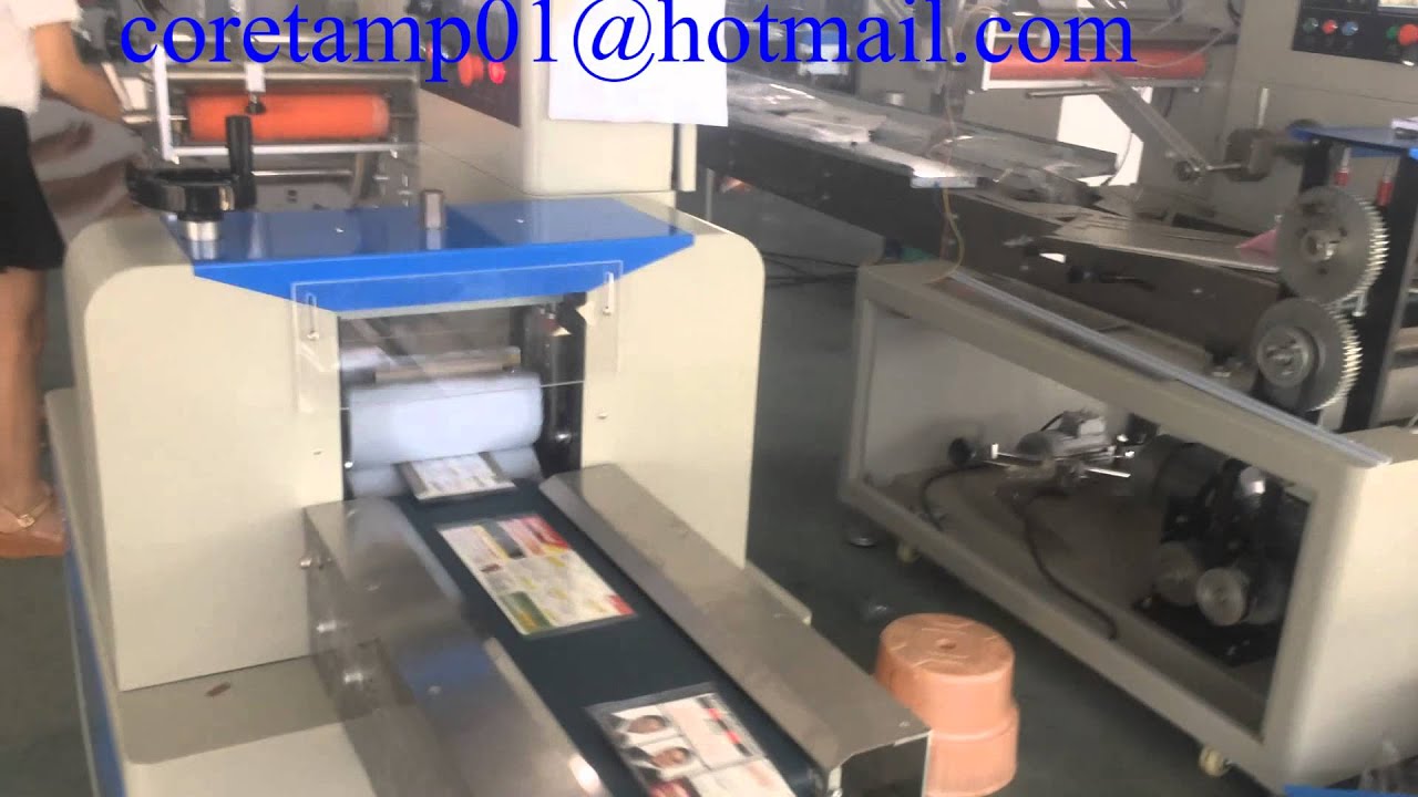 Paper packaging machine ，Paper Flow pack machine - YouTube