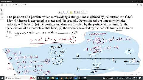 Kinematics of Particle and Rigid Body: Rectilinear & Curvilinear Motion - YouTube