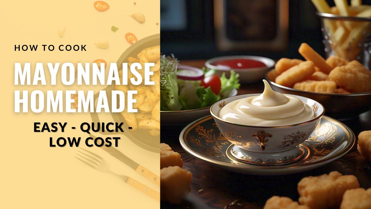 Mayonnaise Homemade | Easy Mayonnaise Recipe | (Restaurant Style) - YouTube