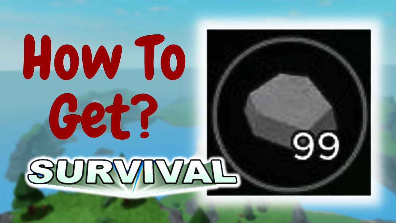 How To Get Stone? | Roblox The Survival Game - YouTube