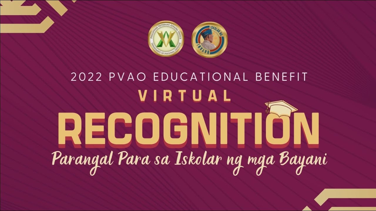 2022 PVAO Educational Benefit Recognition Ceremony - YouTube