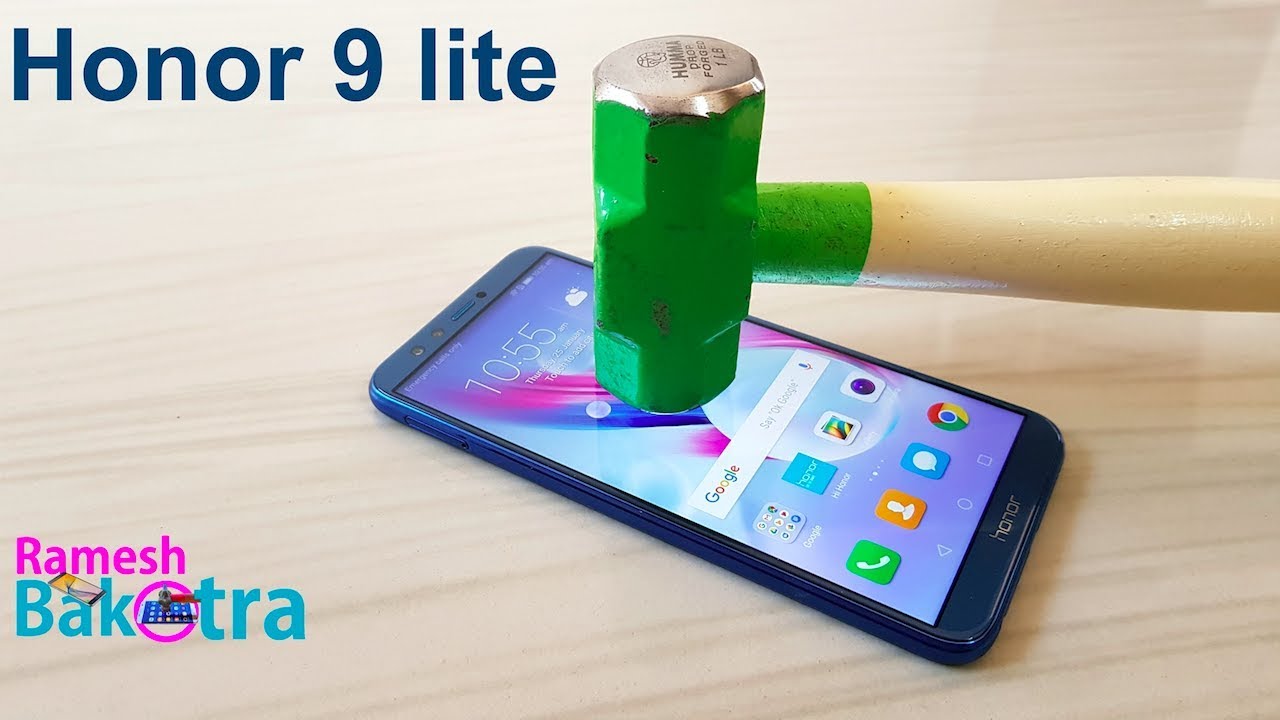 Honor 9 Lite Screen Scratch Test - YouTube