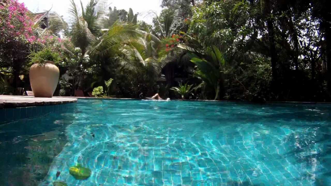 Siem Reap Cambodia, swimming pool - YouTube
