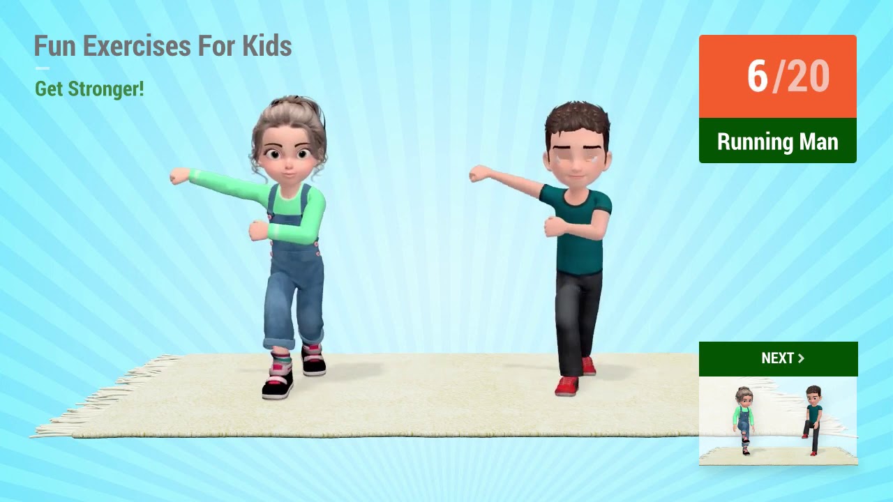 10 Fun Exercises For Kids To Get Stronger - YouTube