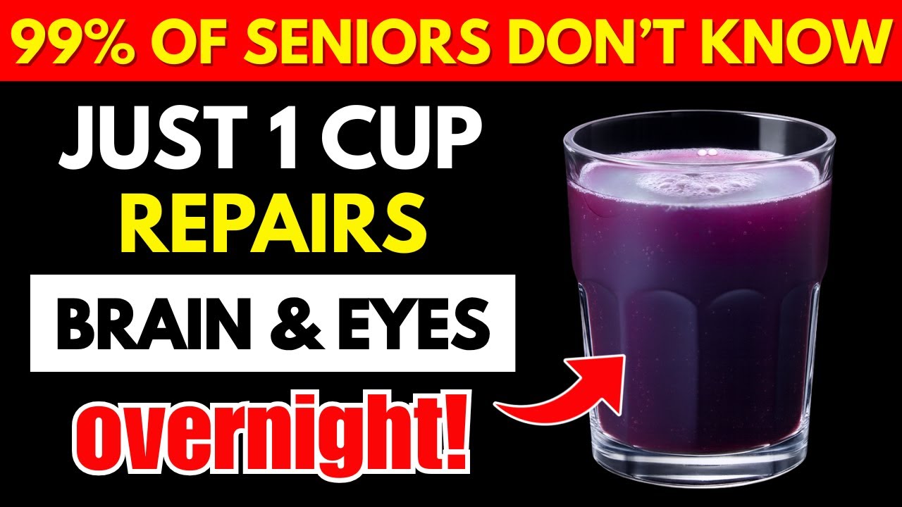 Over 60? Top 4 Juices to Restore Vision and Memory Overnight | Senior ...