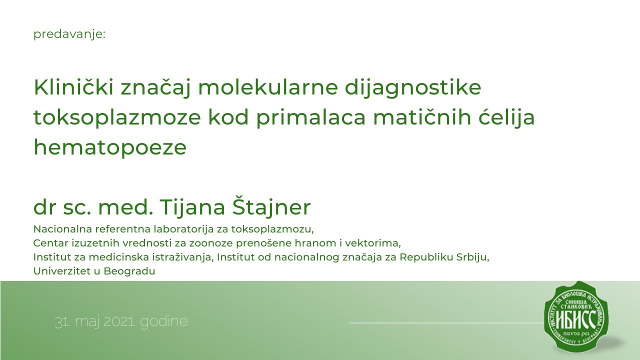 Klinički značaj molekularne dijagnostike toksoplazmoze kod primalaca ...