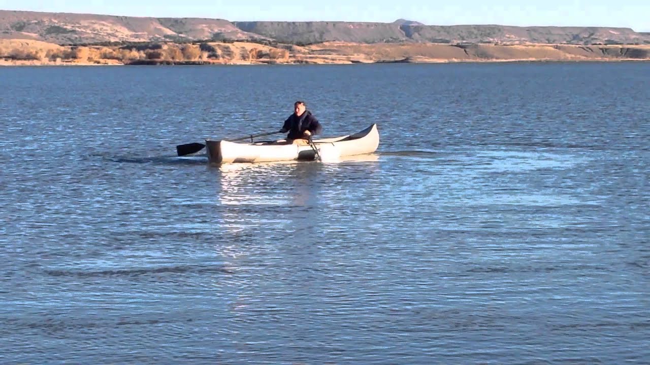 Canoe rowing insert - YouTube