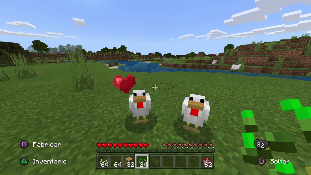 Como atraer y aparear POLLOS o GALLINAS en MINECRAFT | Videojuegos ...
