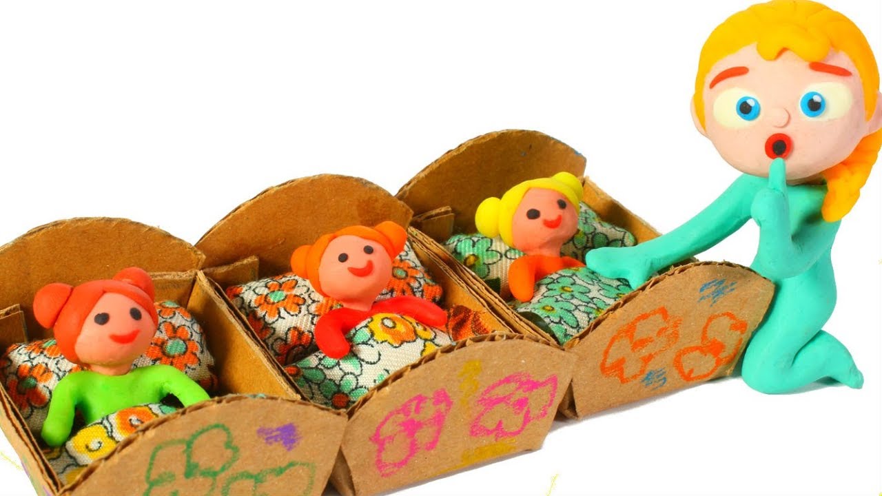 KIDS PLAYING WITH DOLLS SUPERHERO PLAY DOH CARTOONS FOR KIDS - YouTube