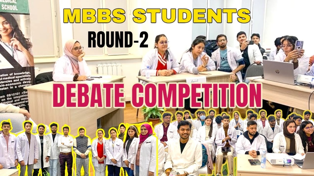 Debate Competition Round 2 | Medical MBBS Students Debate #almaty #mbbs ...