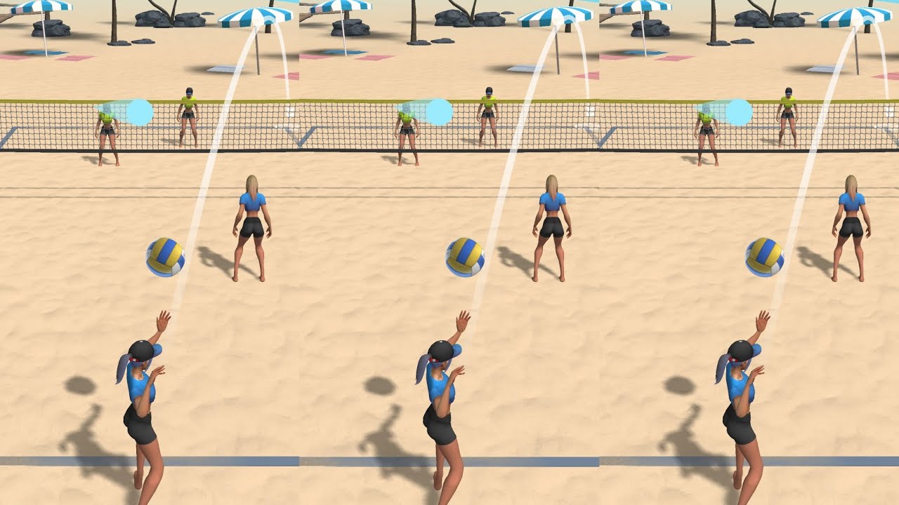 Beach volley clash Gameplay - YouTube