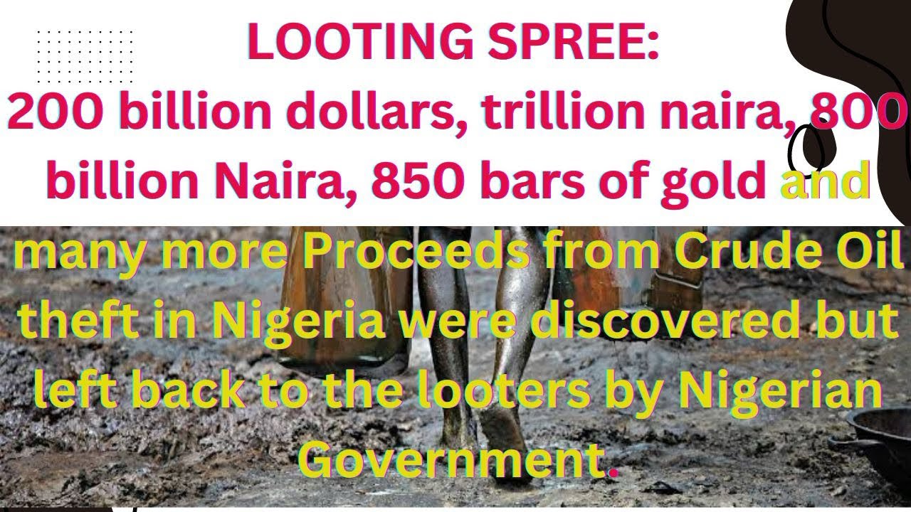 LOOTING SPREE: 200B Dollars, bars of gold looted but left back to the ...