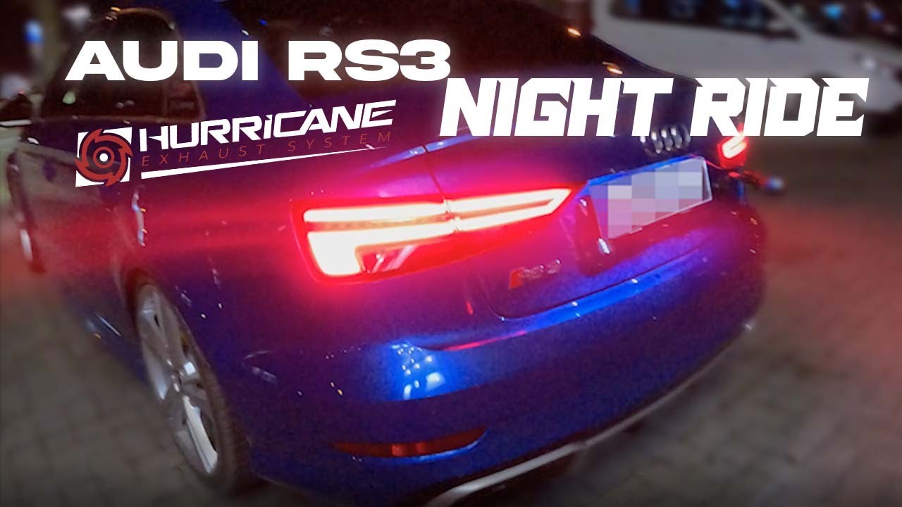 Audi RS3 8V NIGHT RIDE | 3.5" Straight Pipe - Klappenauspuff ...