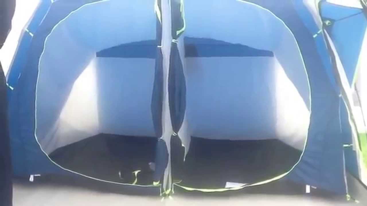 Sunncamp Quantum 800 eight berth family tent - YouTube