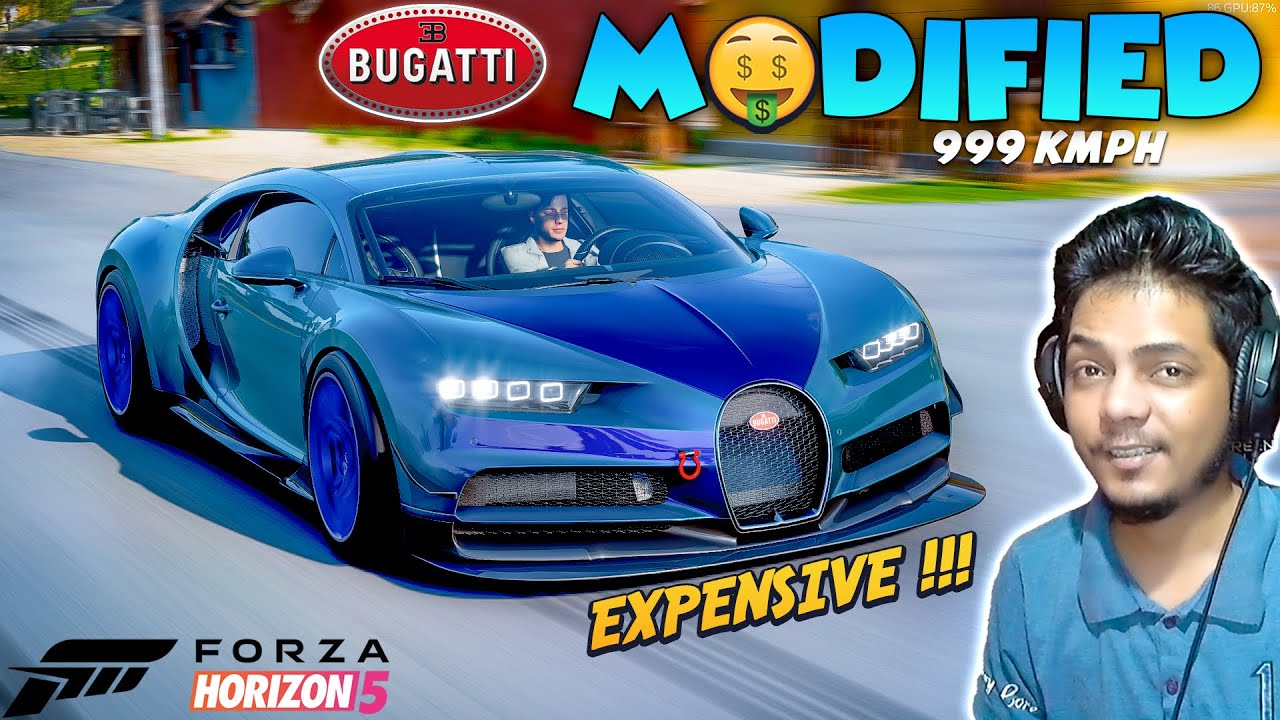 MODIFYING MY NEW BUGATTI CHIRON INTO A BEAST CAR 🔥 | Forza Horizon 5 - YouTube