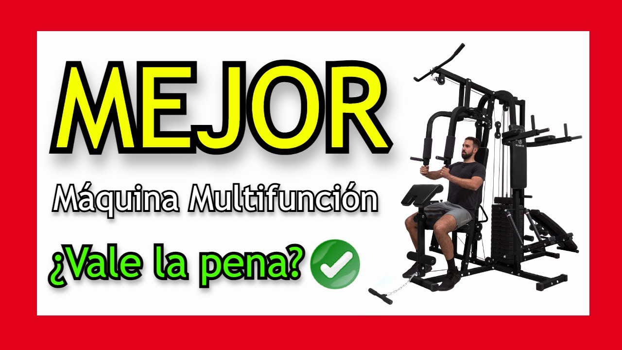 🥇 MEJOR MÁQUINA MULTIFUNCIÓN MUSCULACIÓN - Klarfit Ultimate Gym 9000 ...