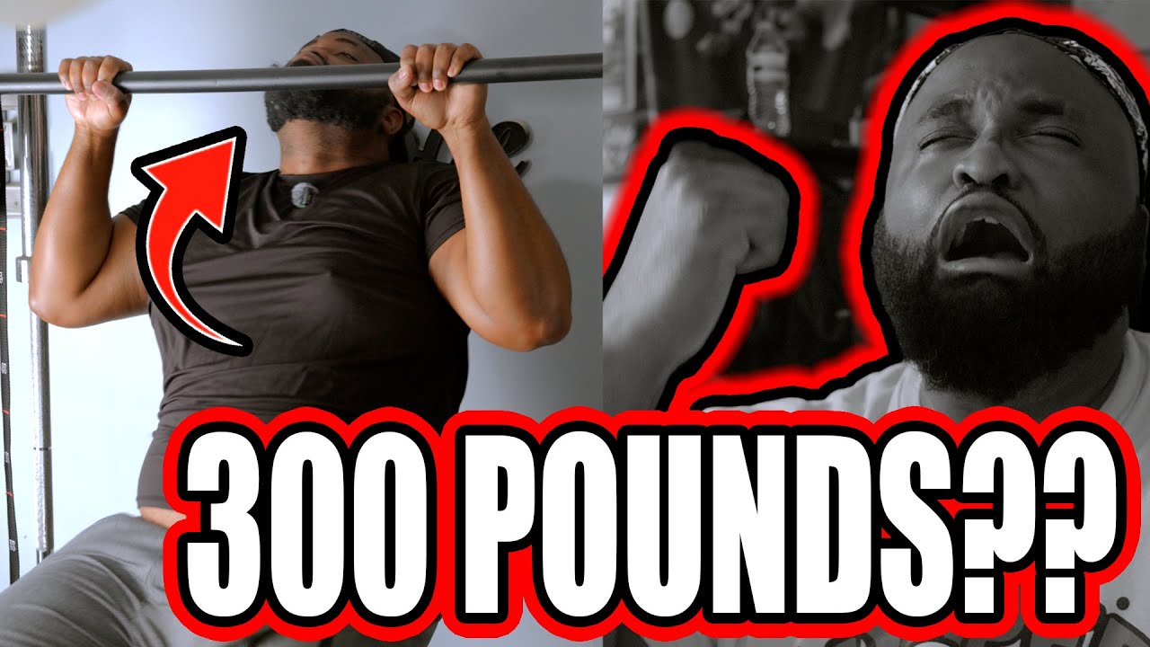 First Pull-Up at 300 Pounds, Overweight, Obese and age 30 - YouTube