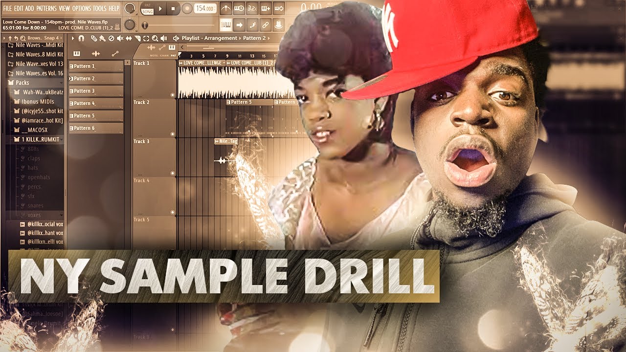 Making A NY Drill SAMPLE Beat! | Nile Waves - YouTube
