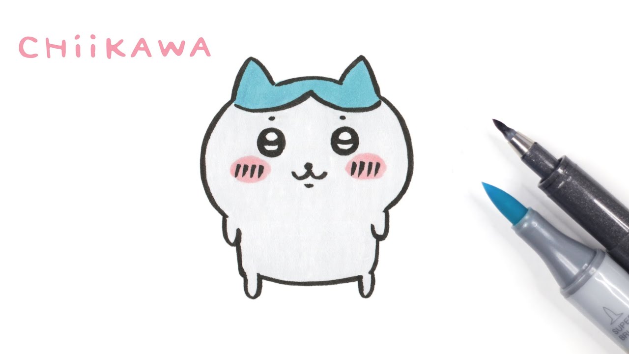 How to draw Hachiware | Hachiware | Chiikawa | Drawing tutorial | ハチワレ ...