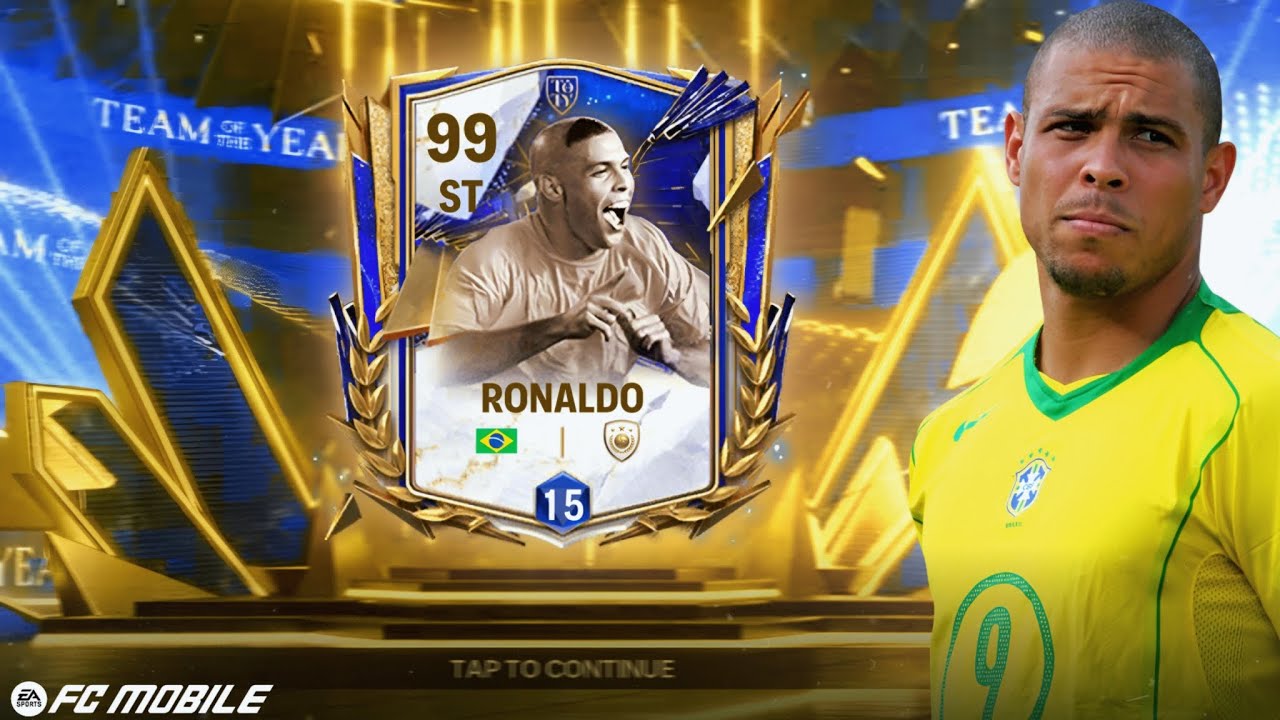 Best Striker In Fc Mobile Ronaldo Nazario Youtube