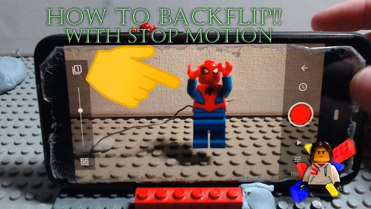 How to animate a backflip using stop motion studio - YouTube