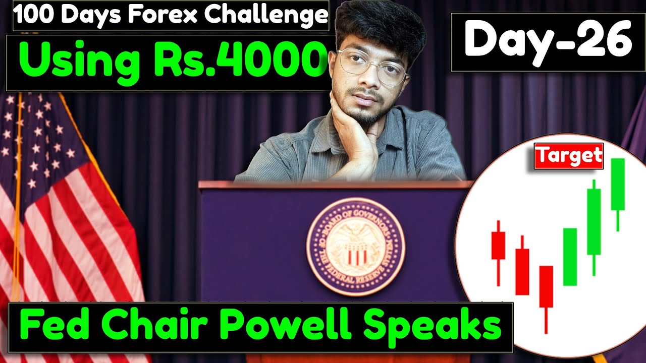 100 Day Live 馃敶 Forex Trading Challenge With Rs4000 Only 馃馃敟 Hustlewithram Youtube