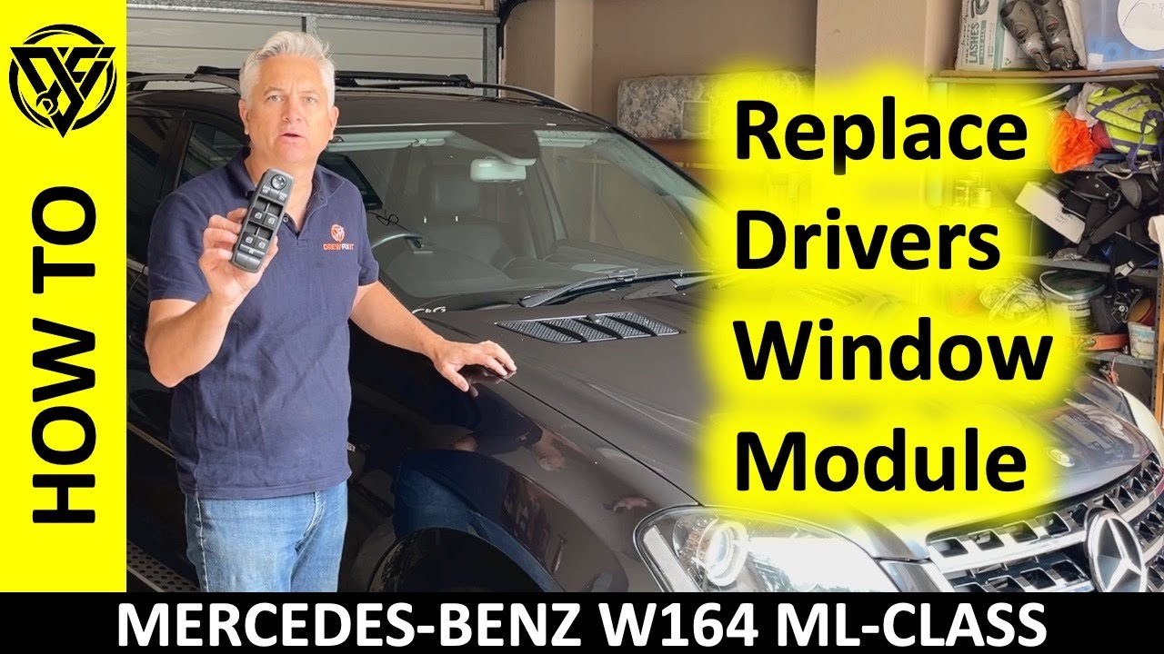 How To Replace Mercedes ML350 W164 Driver Power Window Switch Module ...