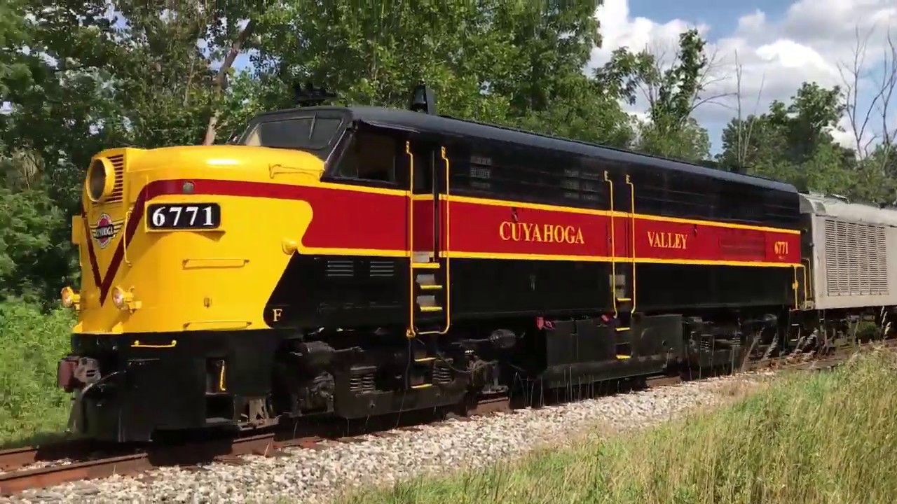 2017 Aug Cuyahoga Valley National Park Summer Train - YouTube
