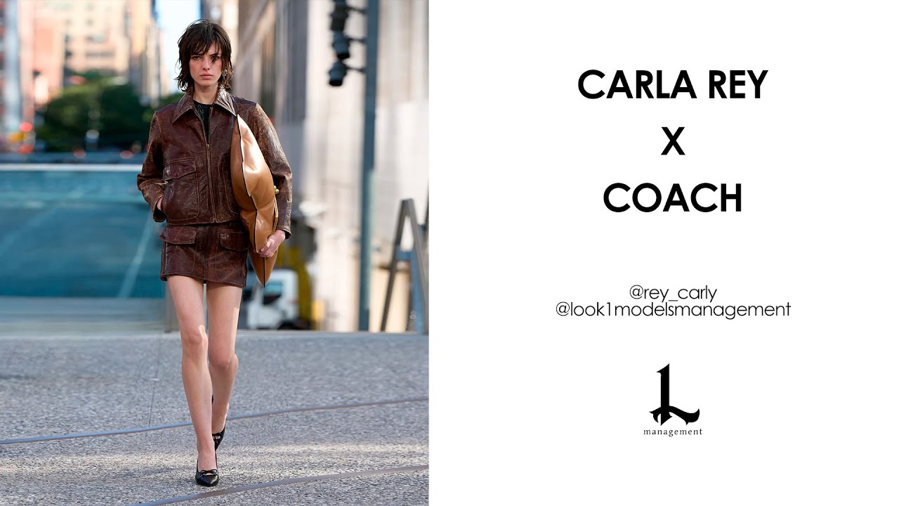 Carla Rey for Coach SS 2025 - YouTube