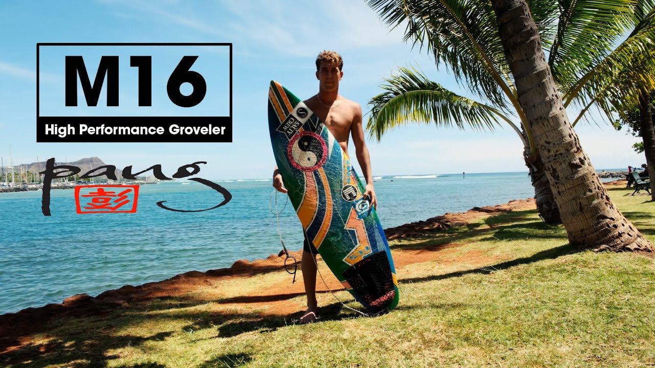 M16 - Performance Grovel Surfboard by Glenn Pang - YouTube