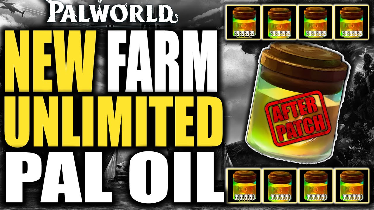 Palworld Get HIGH QUALITY PAL OIL Easy Farm after Patch - Unlimited ...