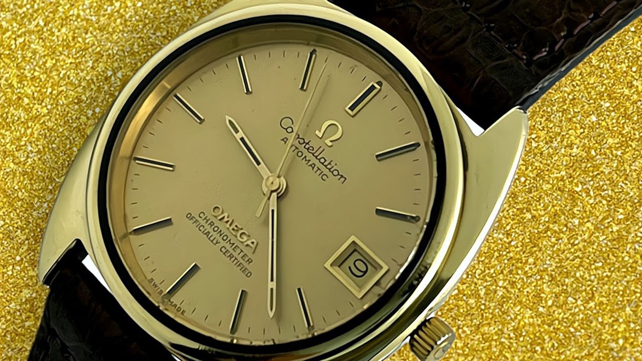 OMEGA หอดูดาว AUTOMATIC CONSTELLATION CAL.1011 ทอง18k - YouTube