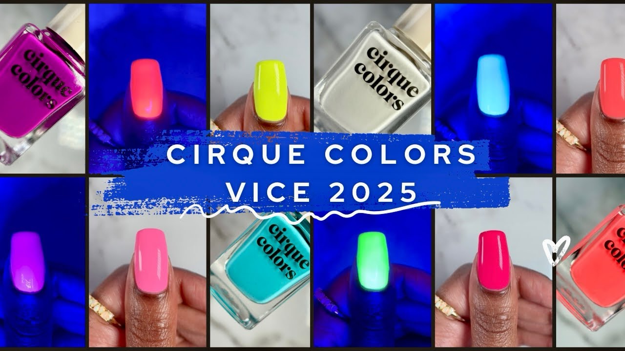 NEW Cirque Colors - Vice 2025 |Swatches, Comparisons - YouTube