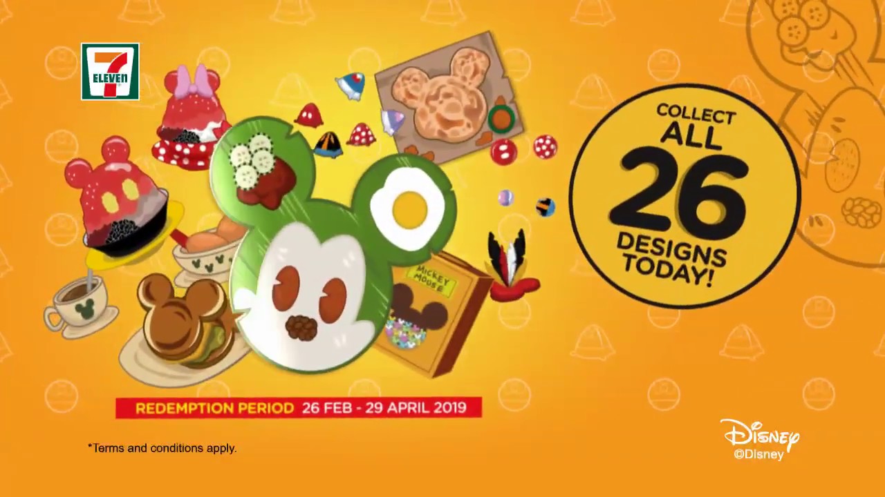 7-Eleven Malaysia Disney’s Mickey Go Local Mini Tins - YouTube
