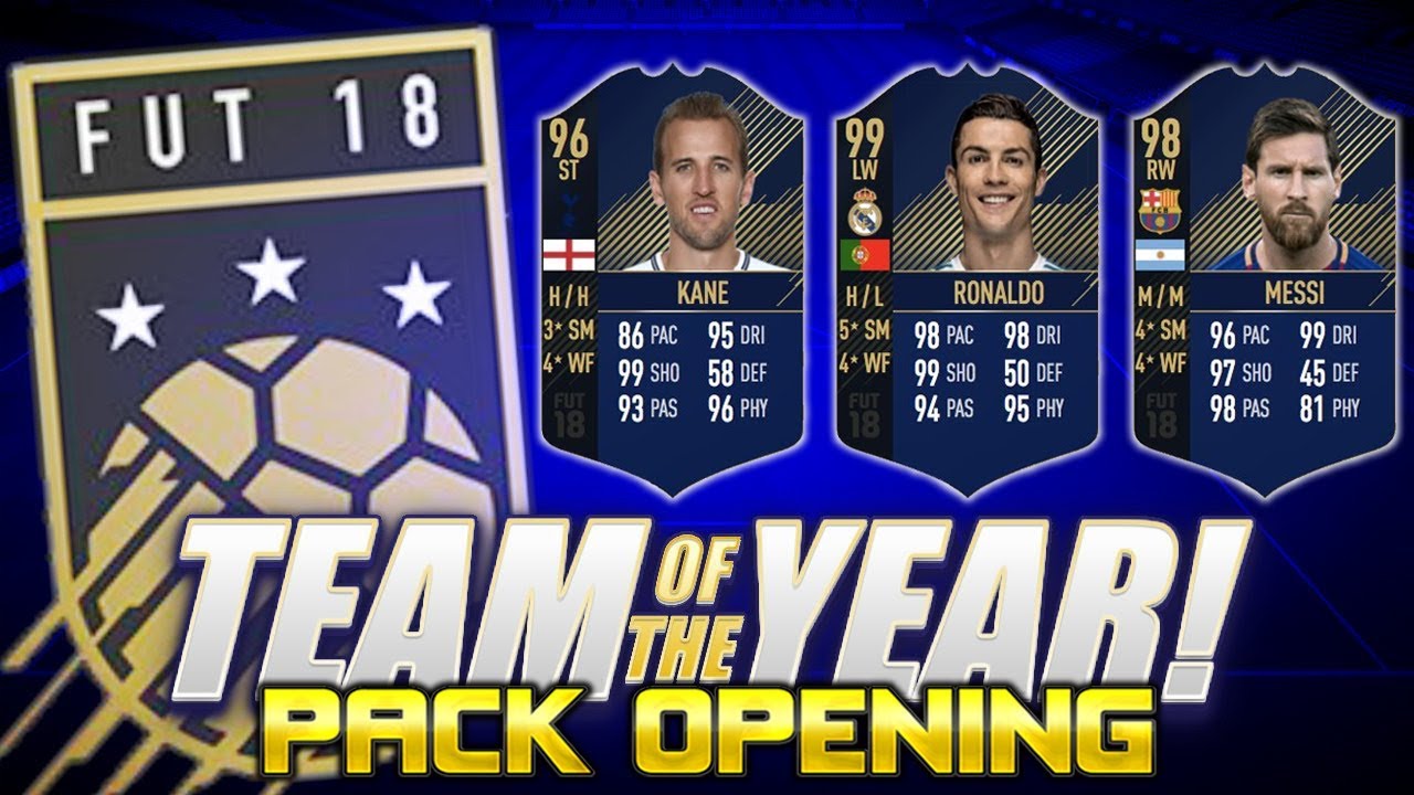 FIFA 18 TOTY ATTACKERS PACK OPENING!! FREE PACKS & TOTY MESSI, RONALDO ...