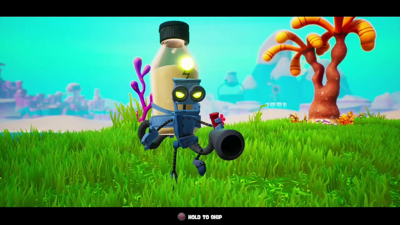Spongebob BFBB Rehydrated: Tar-Tar Robot Intro Cutscene - YouTube
