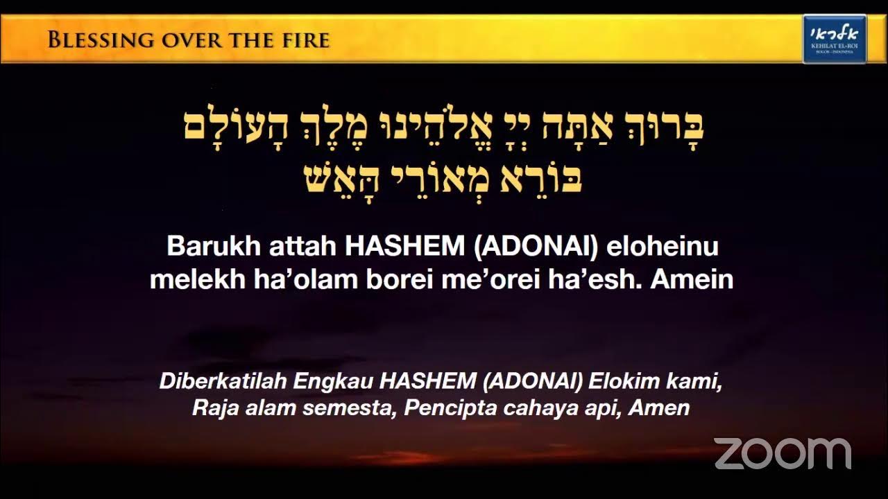ORI INDONESIA - PARASHAT VAYAK'HEL SHABBAT SHIURIM 5782 - SIAPAKAH IDENTITAS GEREJA SESUNGGUHNYA ...