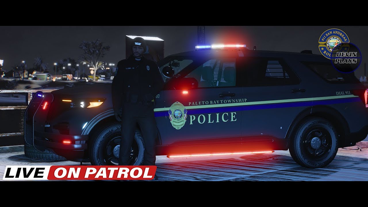 Devin Plays | Live on Patrol | Paleto Bay Township Police - YouTube