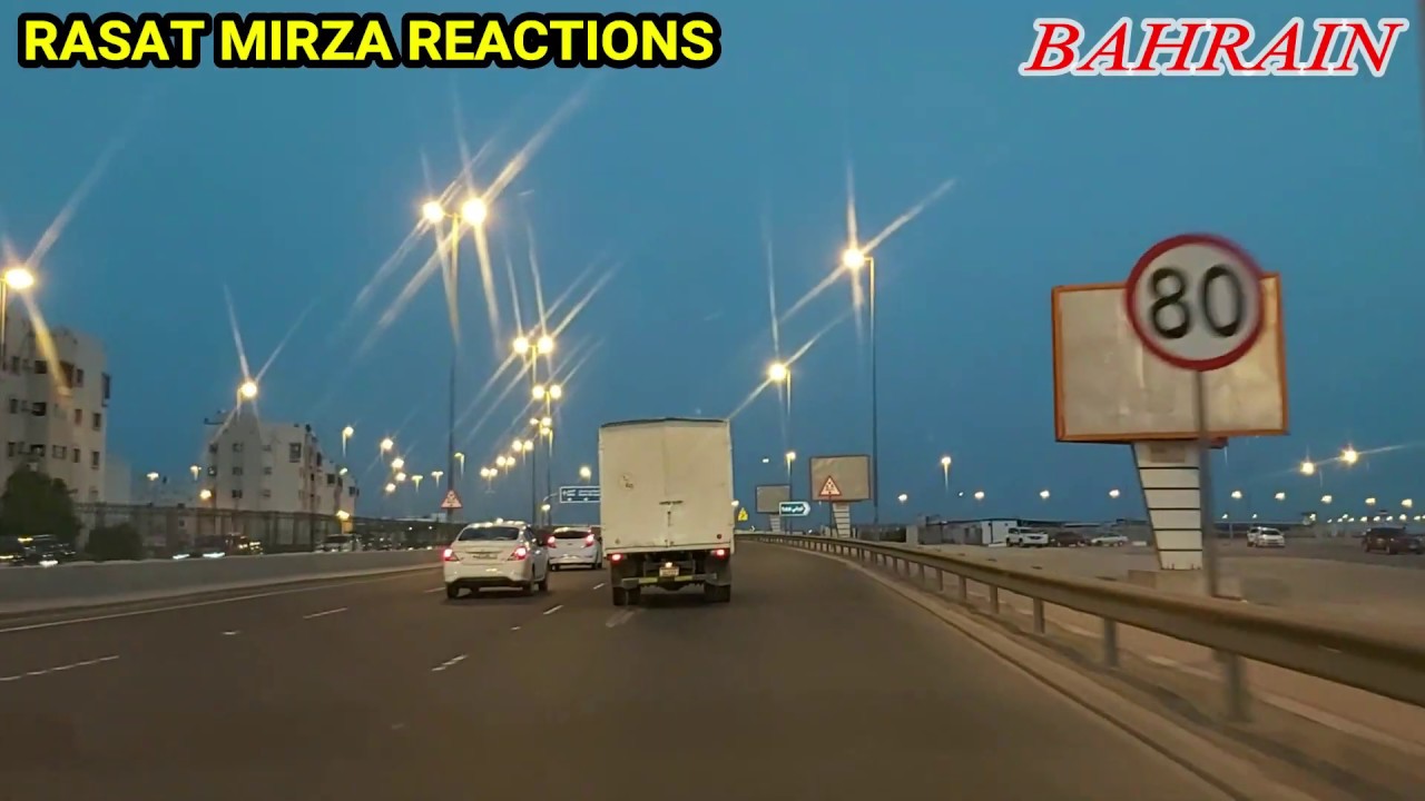 Bahrain Road Trip Manama Zinj To Sitra Bridge , Evening in Bahrain ...