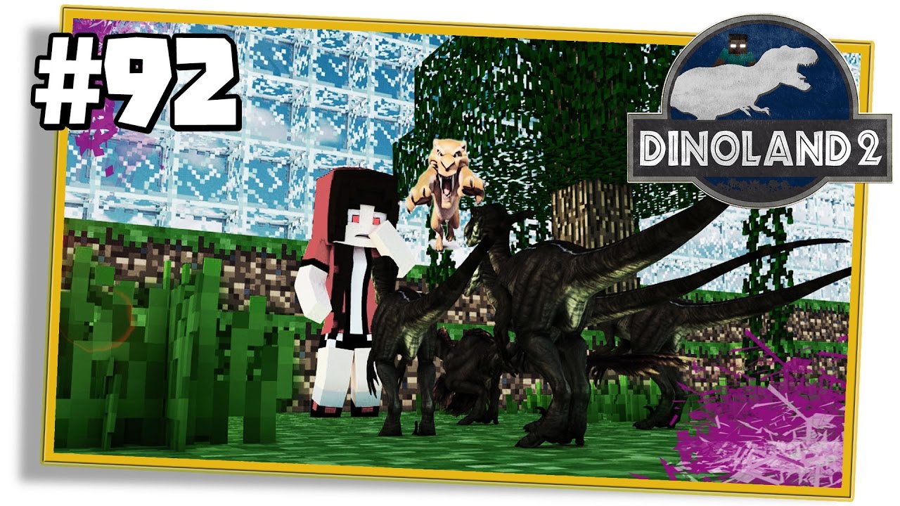 💖 Minecraft: DinoLand 2 #92: NASCIMENTO DOS VELOCIRAPTORS FURIOSOS E O ...