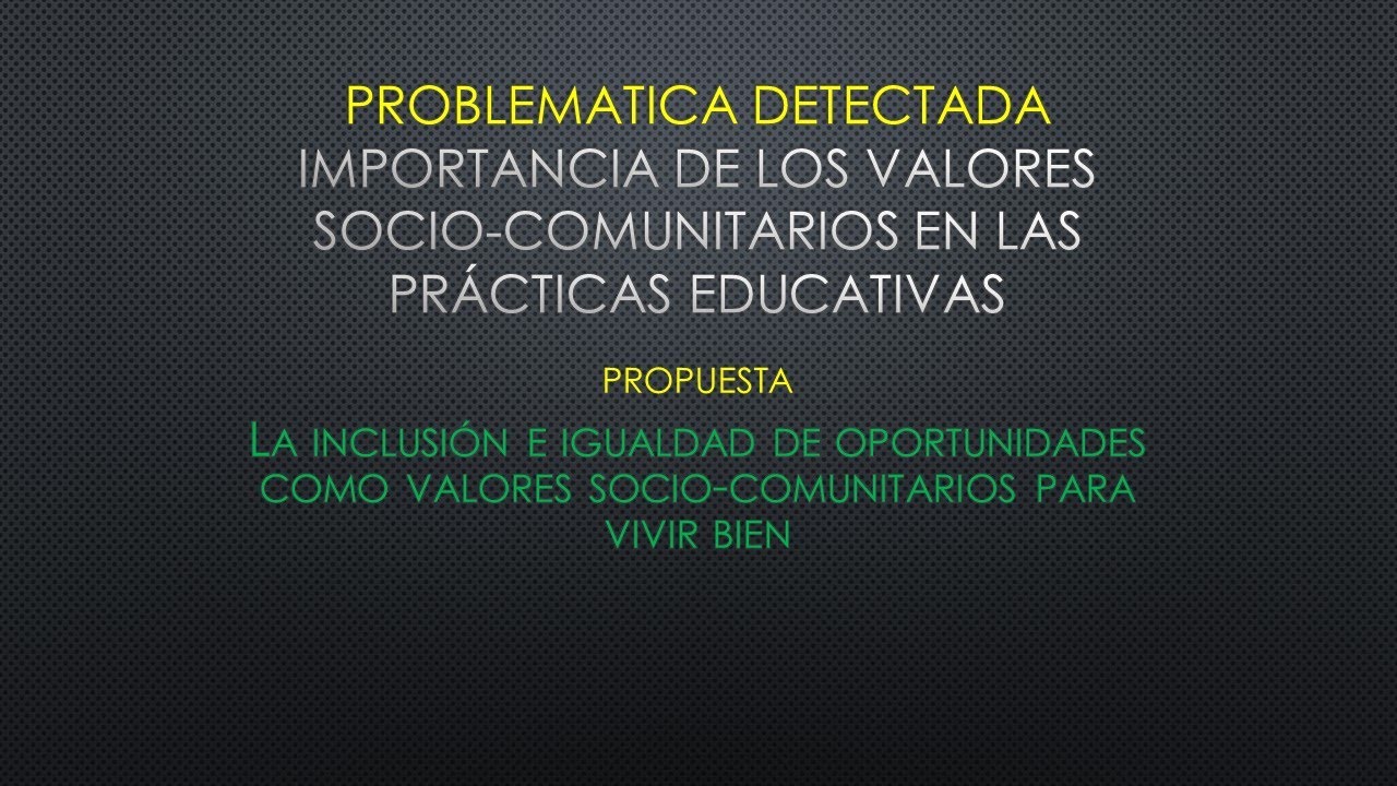 PROPUESTA A LA PROBLEMATICA - YouTube
