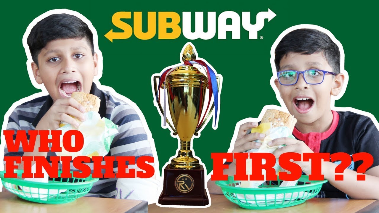 How will finish "Subway Sandwich First???" The Fastest Eater - YouTube