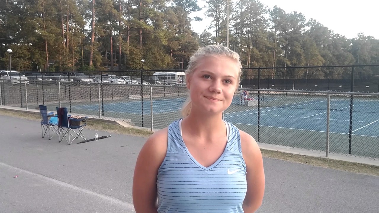 A.C. Flora tennis player Megan Pleasant - YouTube